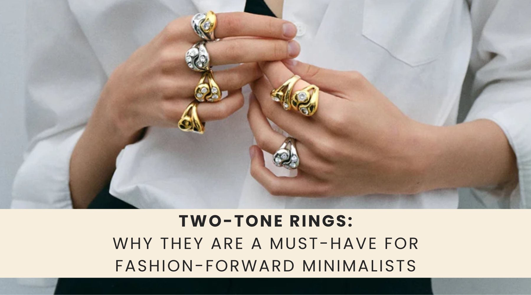 Two Tone Rings: Bold, Minimal & Timeless by GRISÉ NYC
